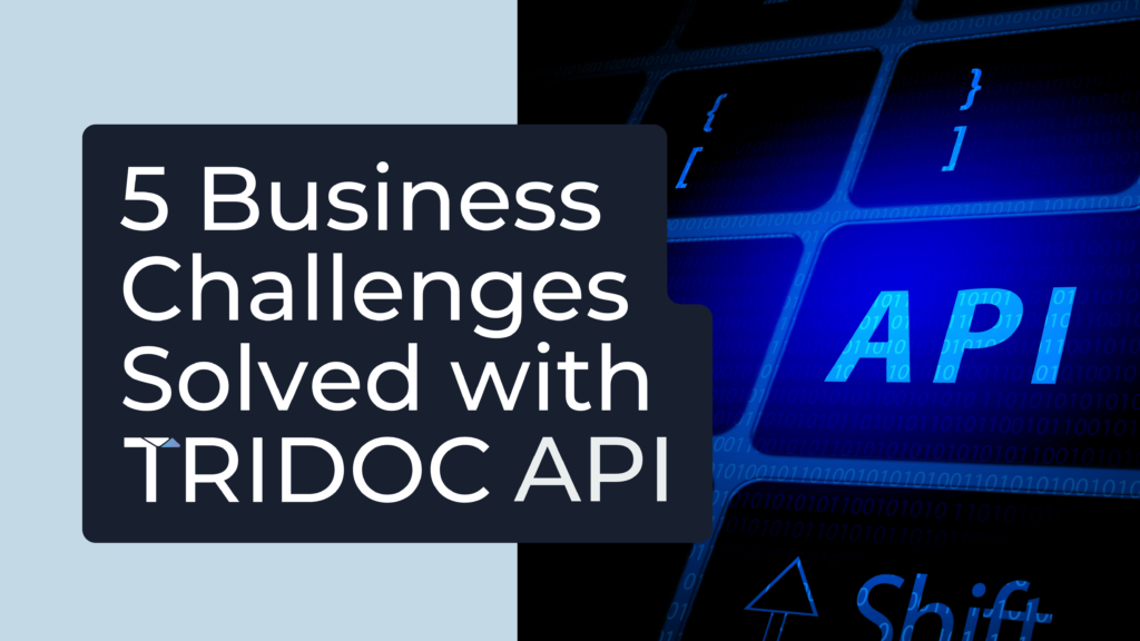 5 Business Challenges Solved with TRIDOC API - avato consulting ag